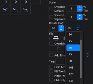 New Upcoming Feature: More Pre-Set Rotate Options – Worldographer: RPG Map Software