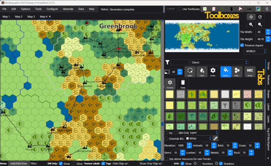 07. Editing Maps – Worldographer: RPG Map Software